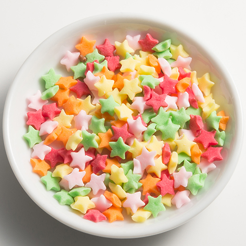 トッピングシュガー スター / 8g | デコレーション・トッピング,トッピング材料,プチとみシリーズ(使いきりトッピング材料) | 通販 TOMIZ 富澤商店